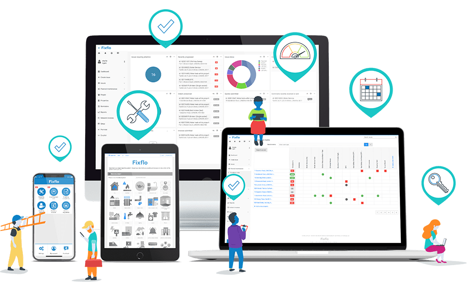 Repairs and Maintenance Management Software - Fixflo - Flat Living